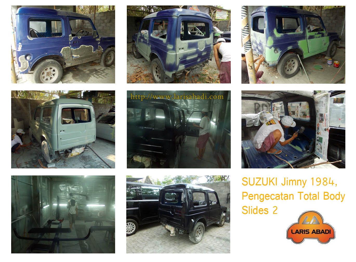 Suzuki Jimny SJ410 1984, Cat Total Body. - Laris Abadi