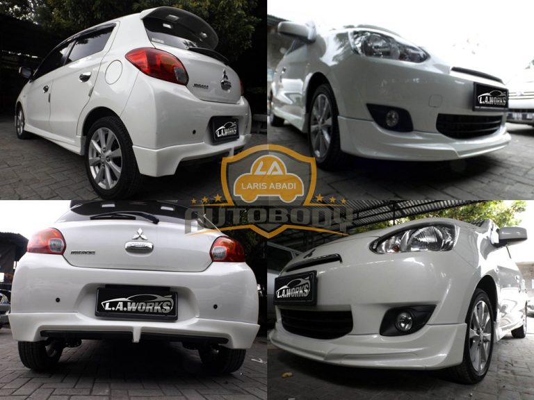 Modifikasi Bodykit di Mitsubishi Mirage 2012 - Laris Abadi